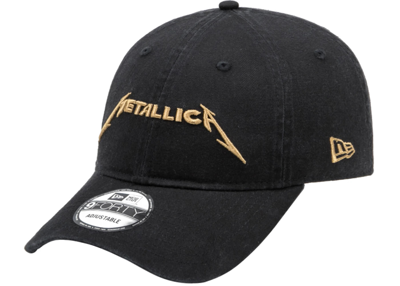 New Era x Metallica 9Forty Logo Unstructured Ball Hat Black – Side Kicks