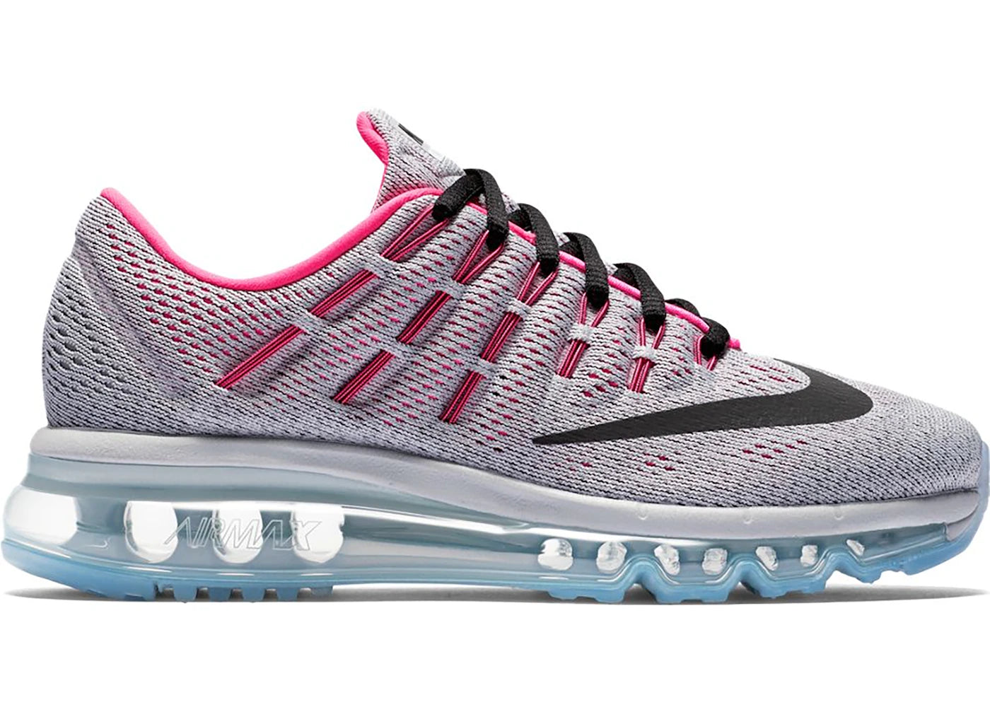 Nike Air Max 2016 Wolf Grey Hyper Pink (GS) – Side Kicks