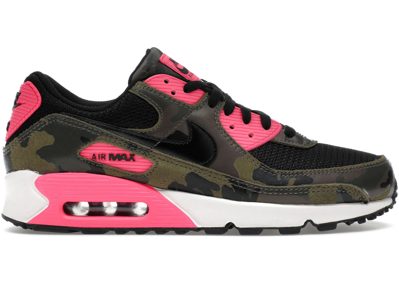 Nike Air Max 90 Camo Pack Sequoia Hyper Pink – Side Kicks