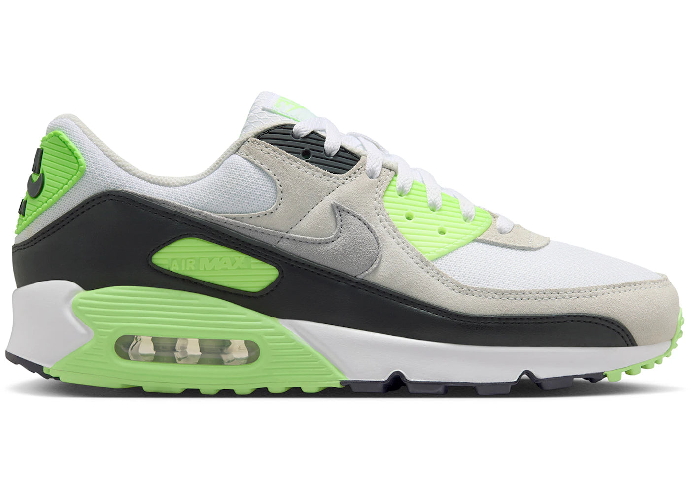 Nike Air Max 90 White Light Bone Neutral Olive Cave Stone – Side Kicks