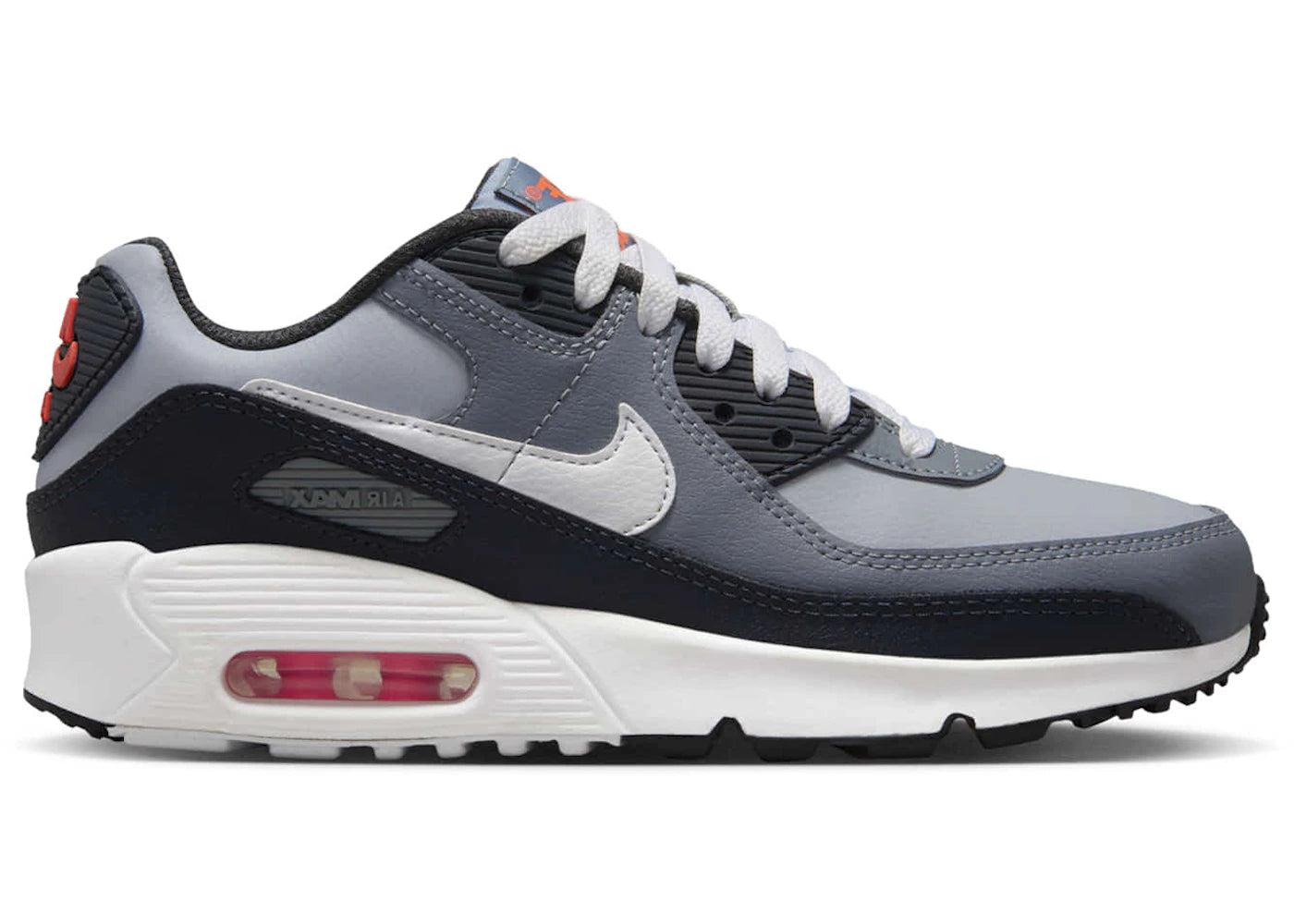Nike Air Max 90 Wolf Grey Cool Grey Anthracite White (GS) – Side Kicks
