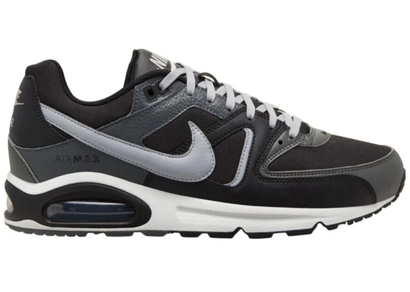 Nike Air Max Command Leather Black Grey White – Side Kicks