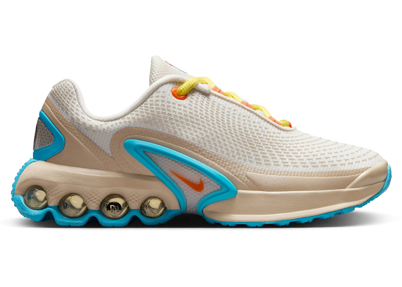 Nike Air Max Dn Phantom Sanddrift Baltic Blue Safety Orange (GS) – Side ...