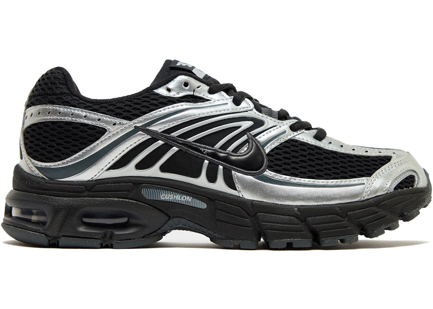 Nike Air Max Moto 2K Black Metallic Silver (Women's) – Side Kicks