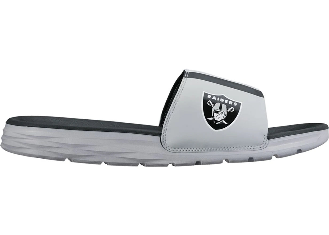 Nike Benassi Solarsoft Slide Oakland Raiders – Side Kicks