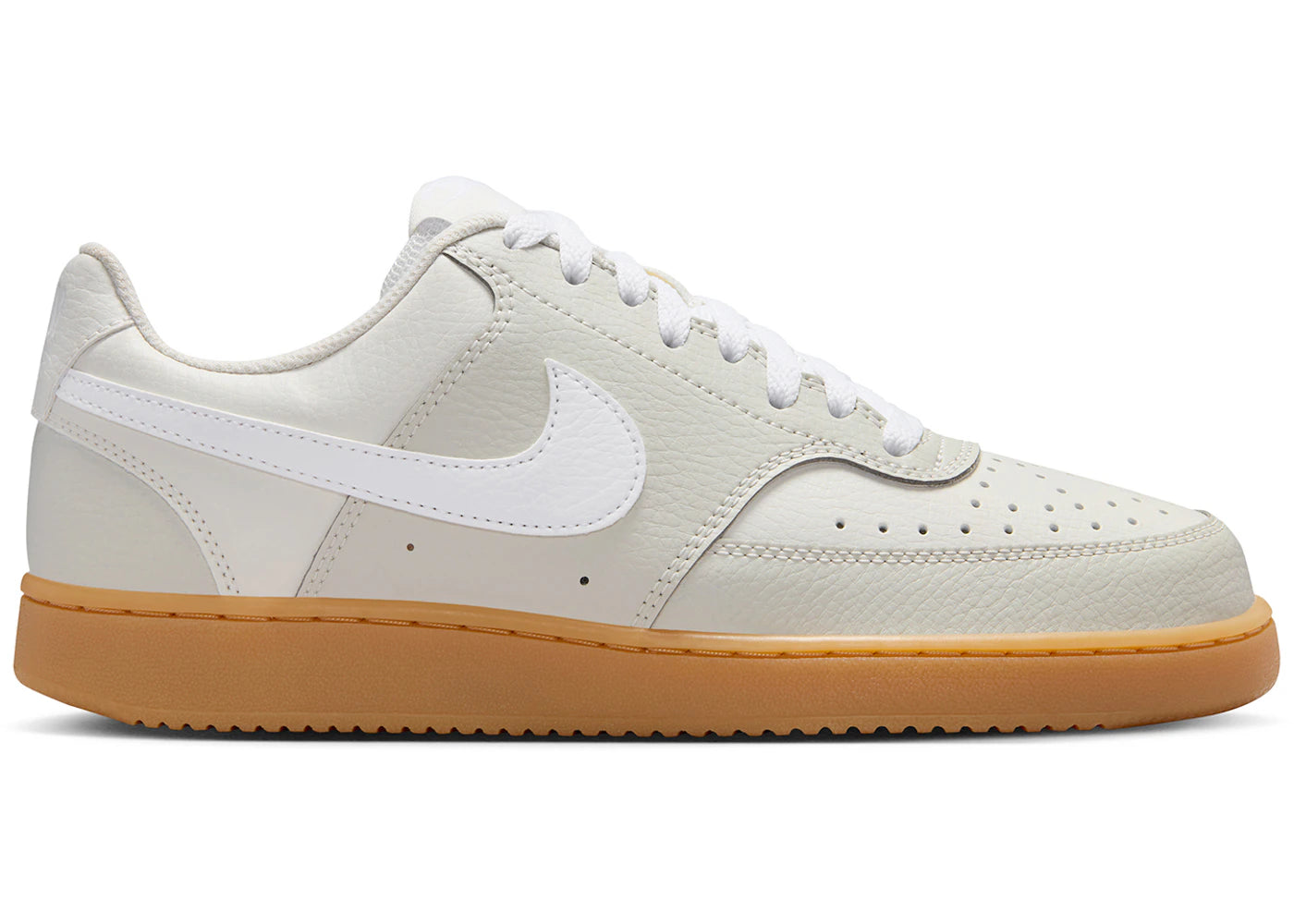 Nike Court Vision Low Light Bone Phantom Gum Yellow White (Women's ...