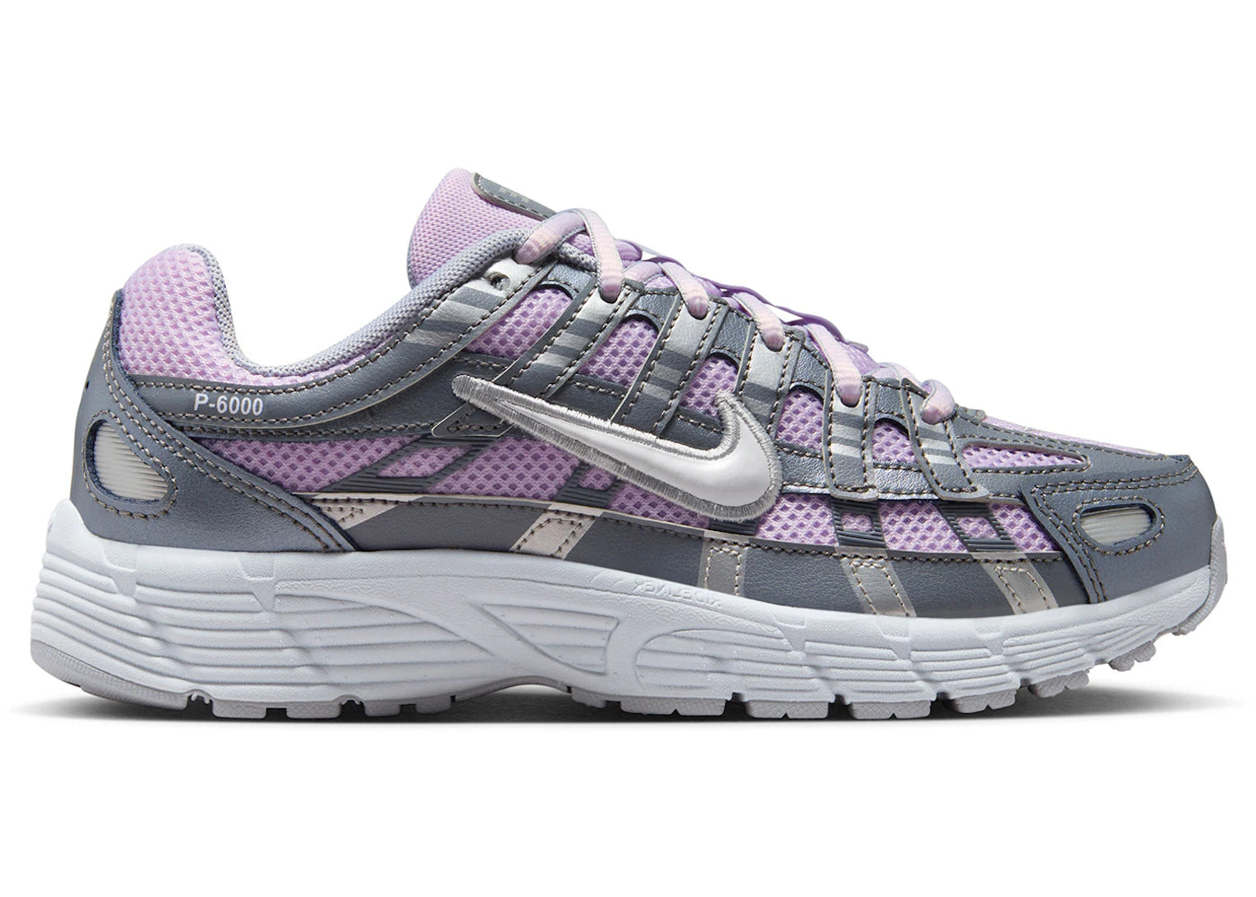 Nike P-6000 Doll Smoke Grey Metallic Silver White (GS) – Side Kicks