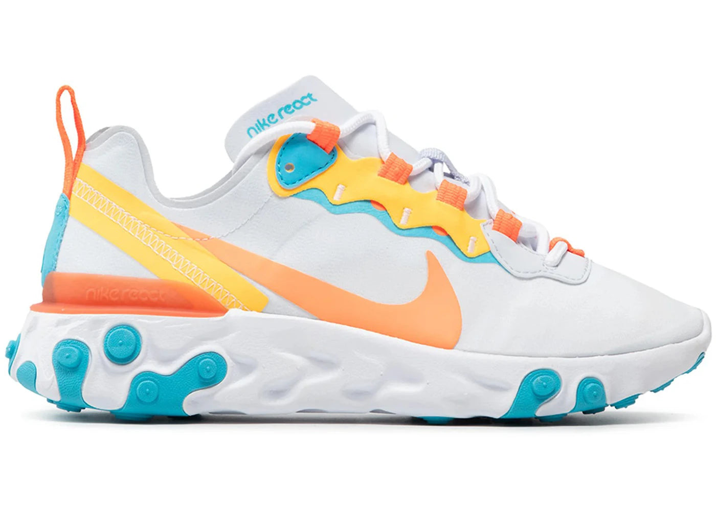 Nike React Element 55 Football Grey Hyper Crimson (Women's) – Side Kicks