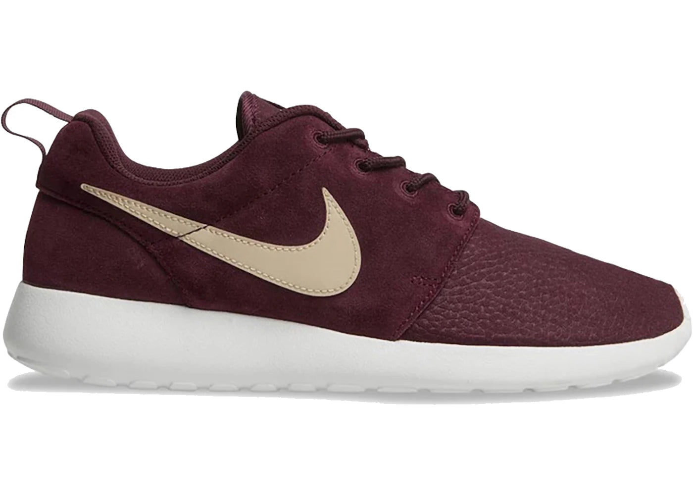 Nike Roshe One Suede Mahogany Metallic Gold – Side Kicks
