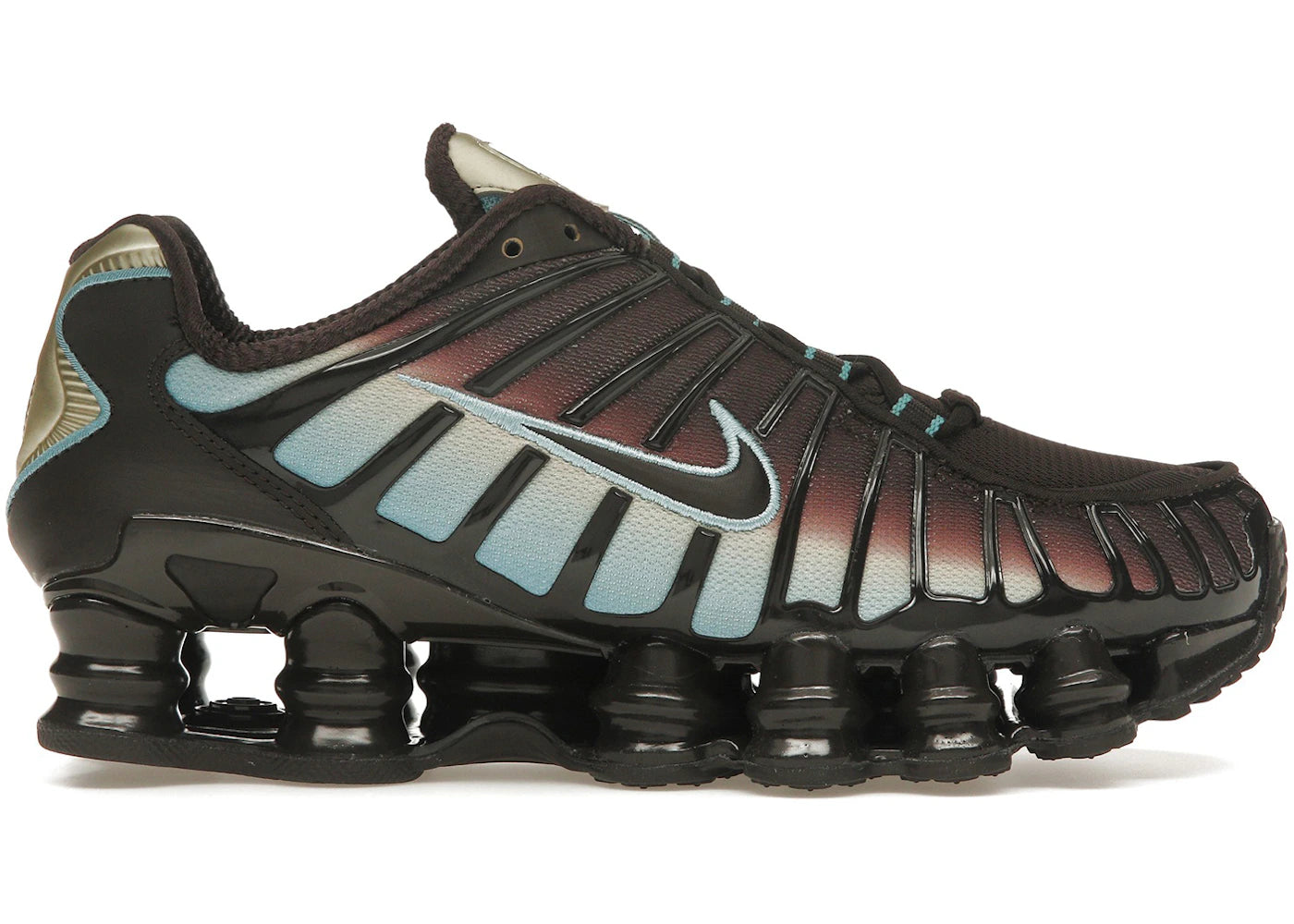 Nike Shox TL Velvet Brown Denim Turquoise (Women's) – Side Kicks