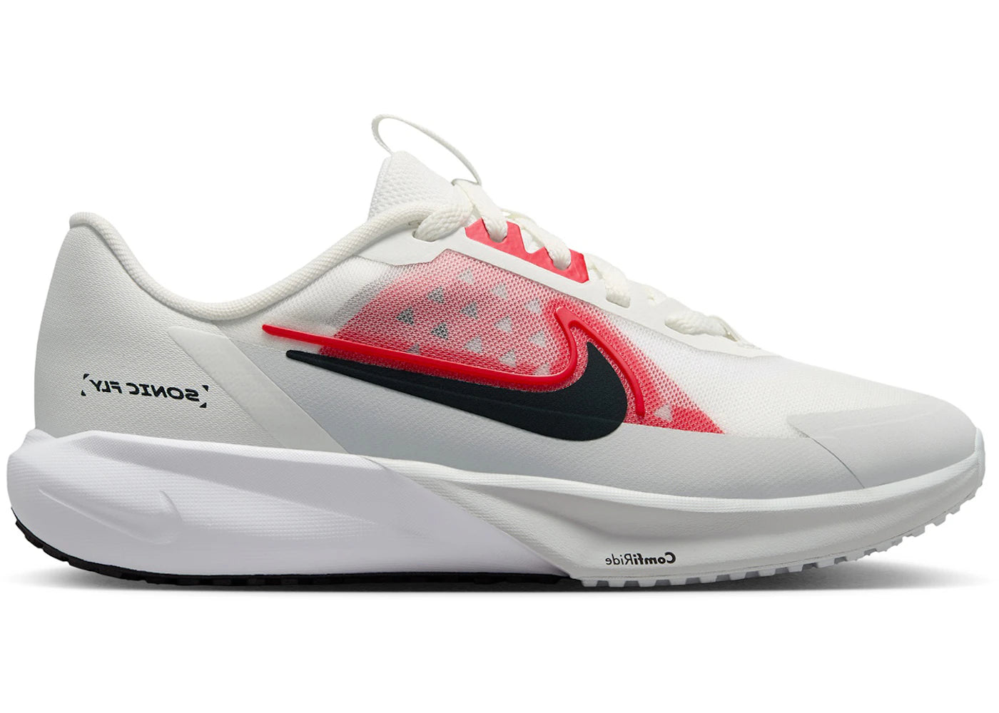 Nike Sonic Fly Summit White University Red Pure Platinum White (GS ...