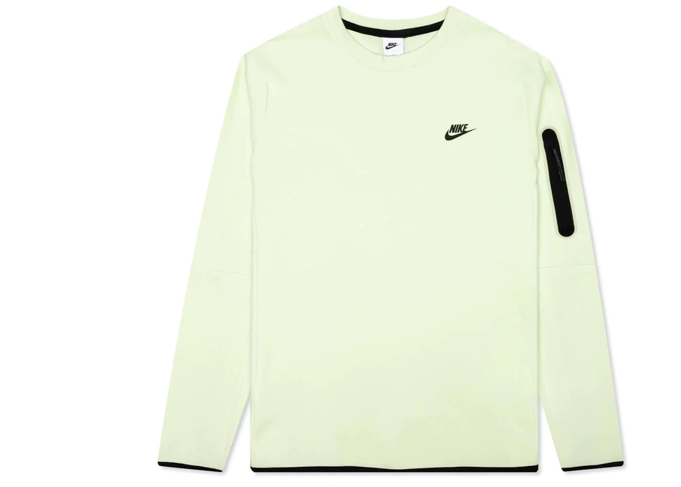 Nike Sportswear Tech Fleece Crew Lime Ice/Black – Side Kicks