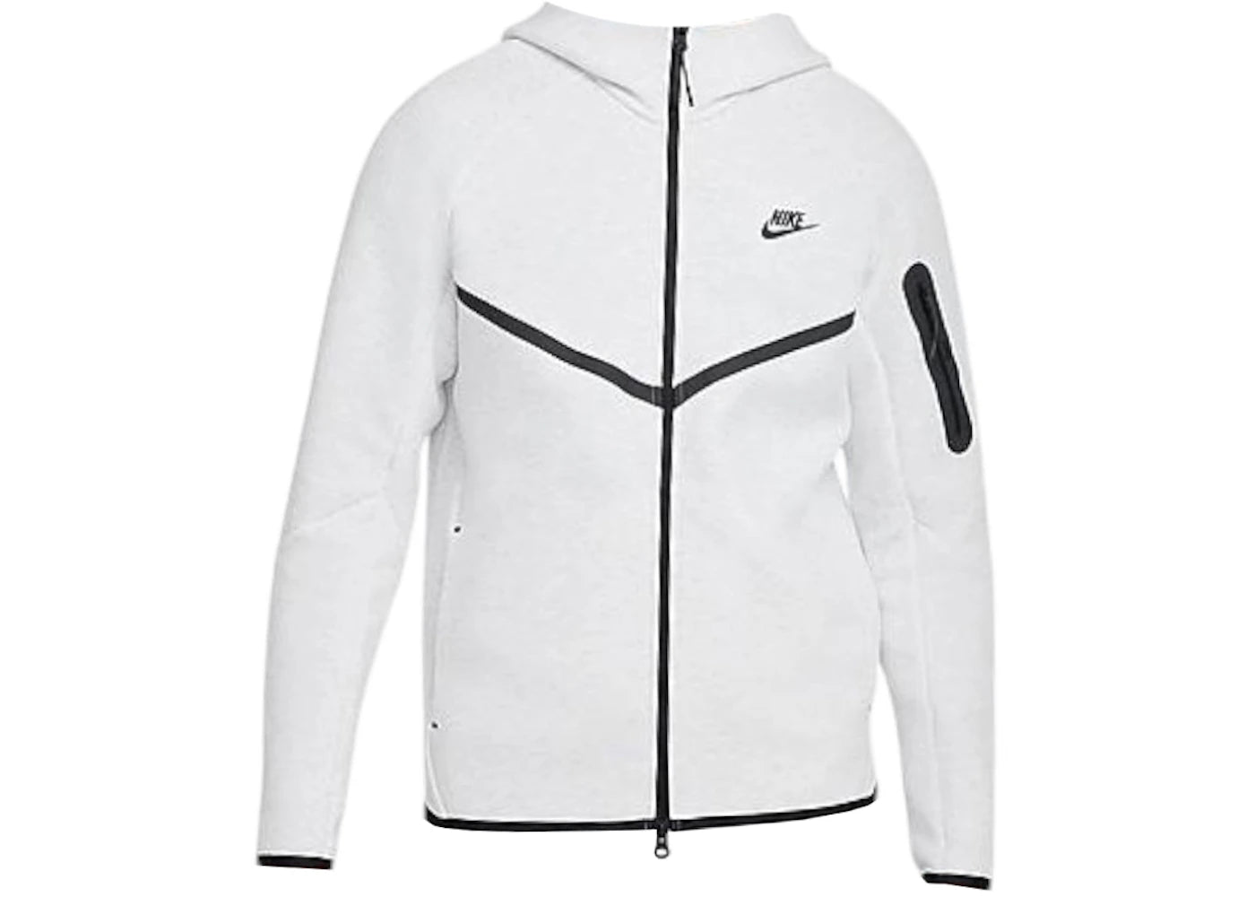 Nike Sportswear Tech Fleece Windrunner Hoodie Birch Heather/Black ...