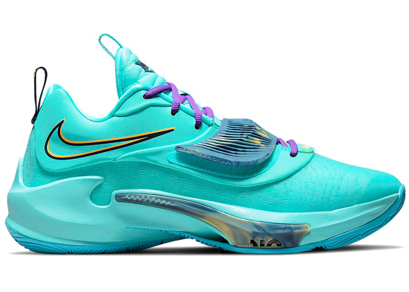 Nike Zoom Freak 3 Vibrant Aqua – Side Kicks