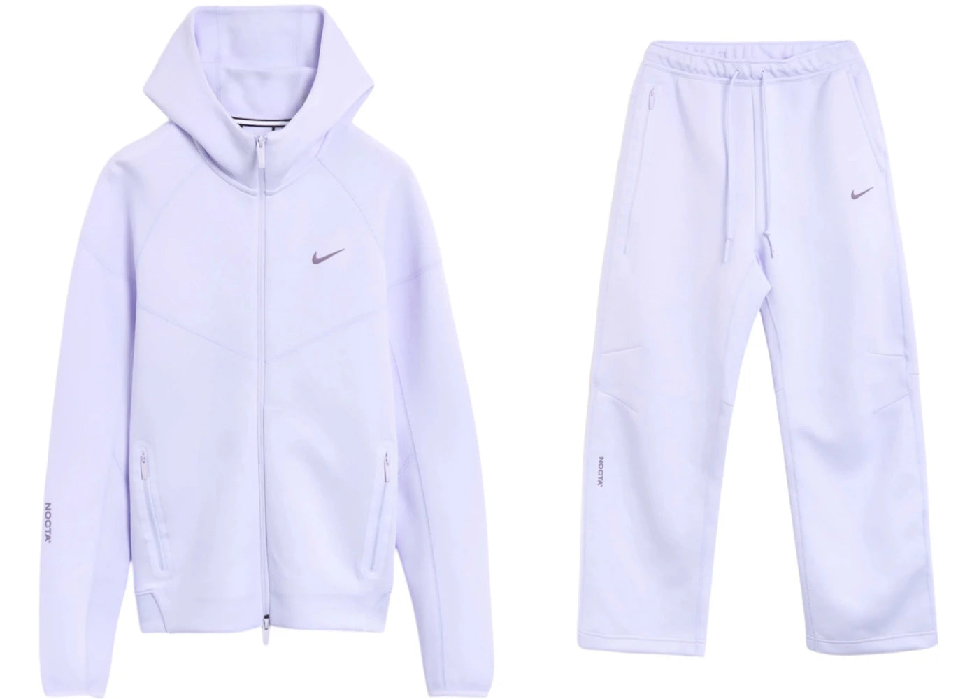 Nike x NOCTA NRG Tech Fleece Hoodie & Pants Set Palest Purple/Daybreak ...