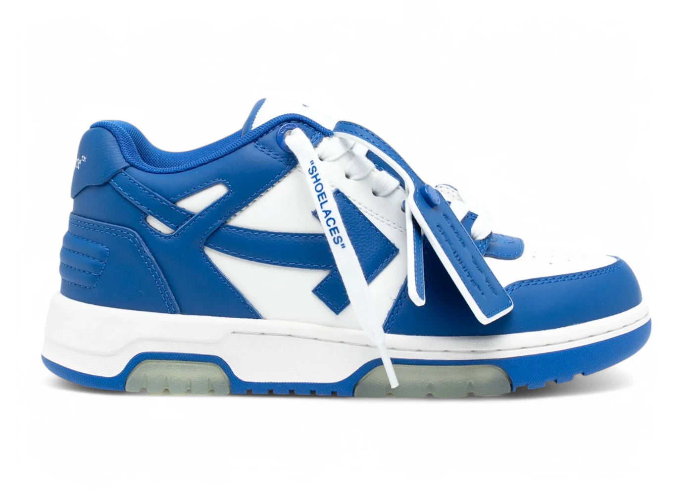 OFF-WHITE Out Of Office OOO Low Tops White Navy Blue (Women's) – Side Kicks