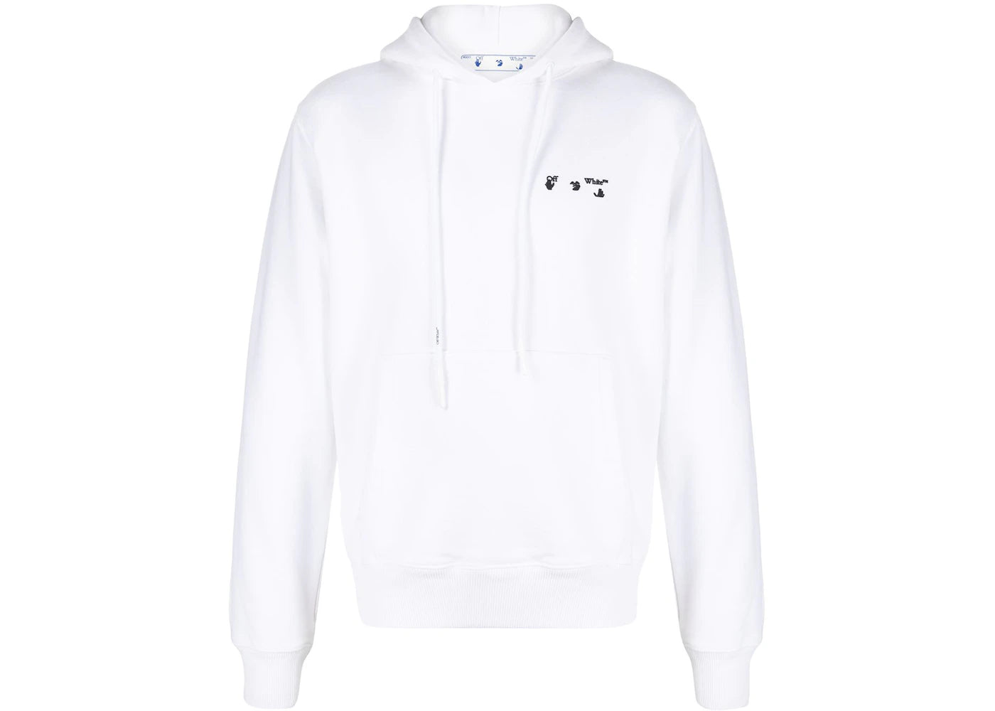 OFF-WHITE Swimming Man Logo Hoodie White – Side Kicks