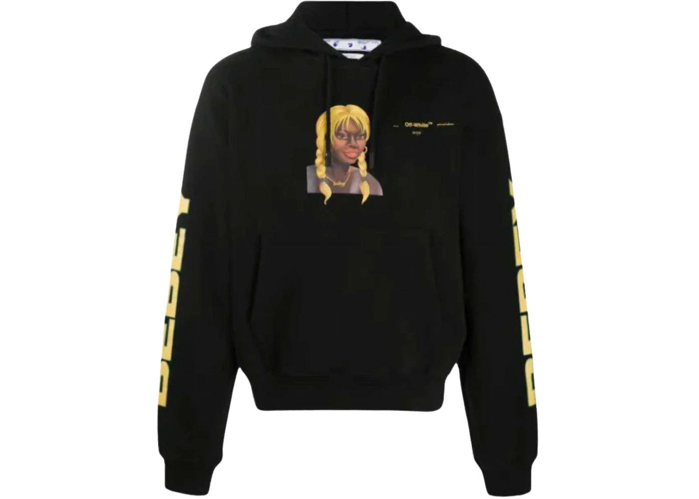 OFF-WHITE x Theophilus London Bebey Arrow OverSized Hoodie Black – Side ...