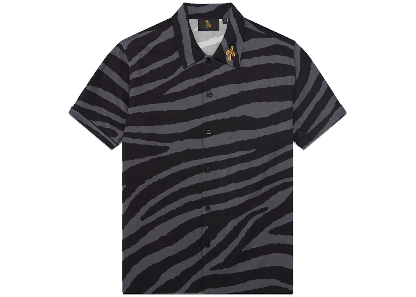 OVO Tiger Camp Shirt Black – Side Kicks