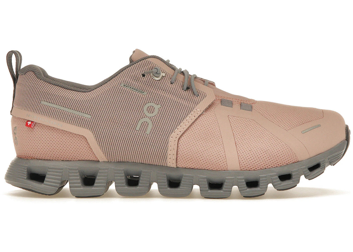 On Running Cloud 5 Waterproof Rose Fossil (Women's) – Side Kicks