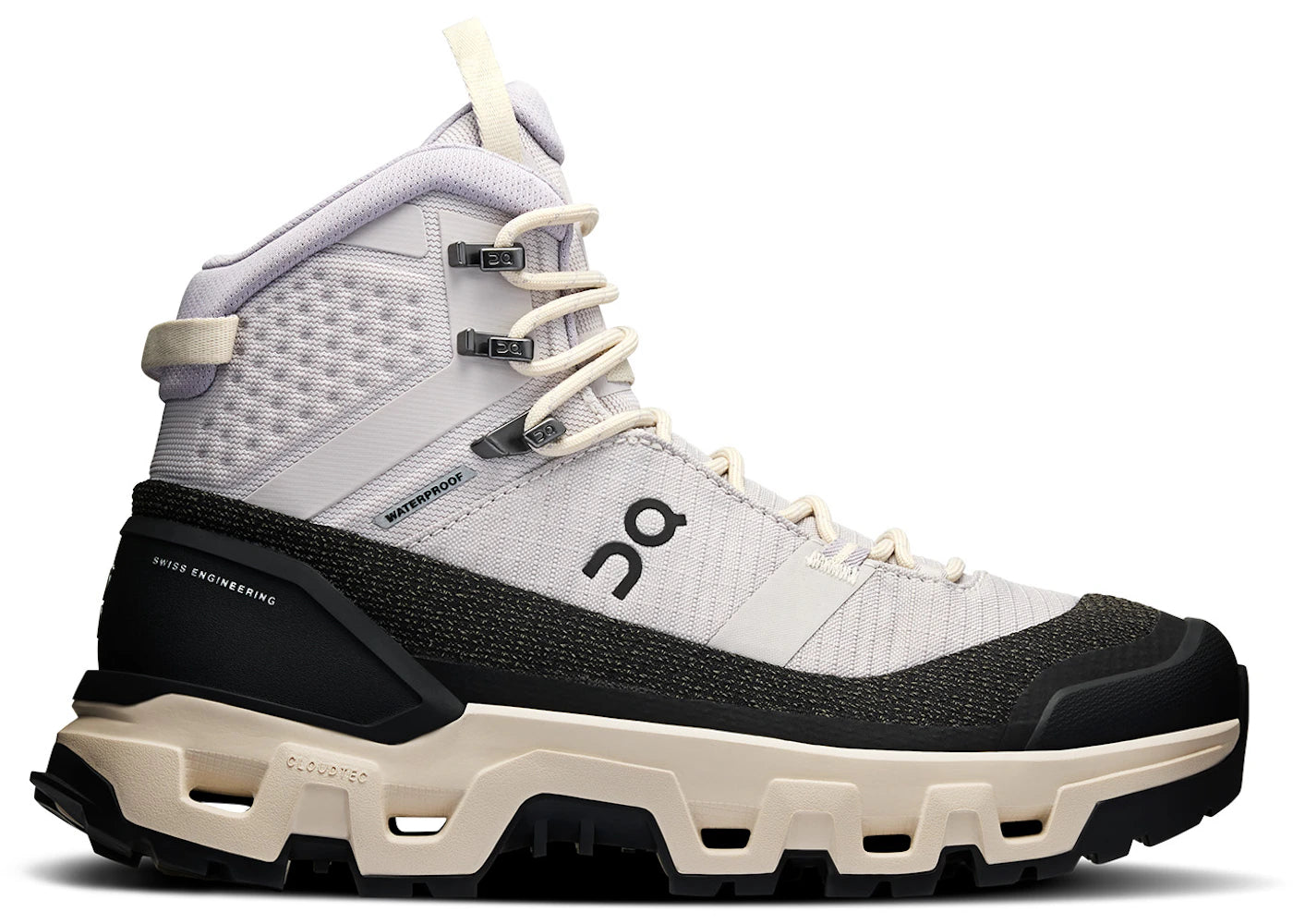 On Running Cloudrock Trek Waterproof Silver Cream (Women's) – Side Kicks