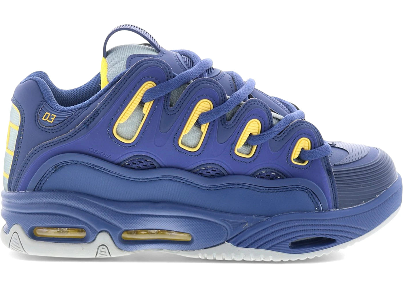 Osiris D3 2001 Cadet Blue Yellow – Side Kicks