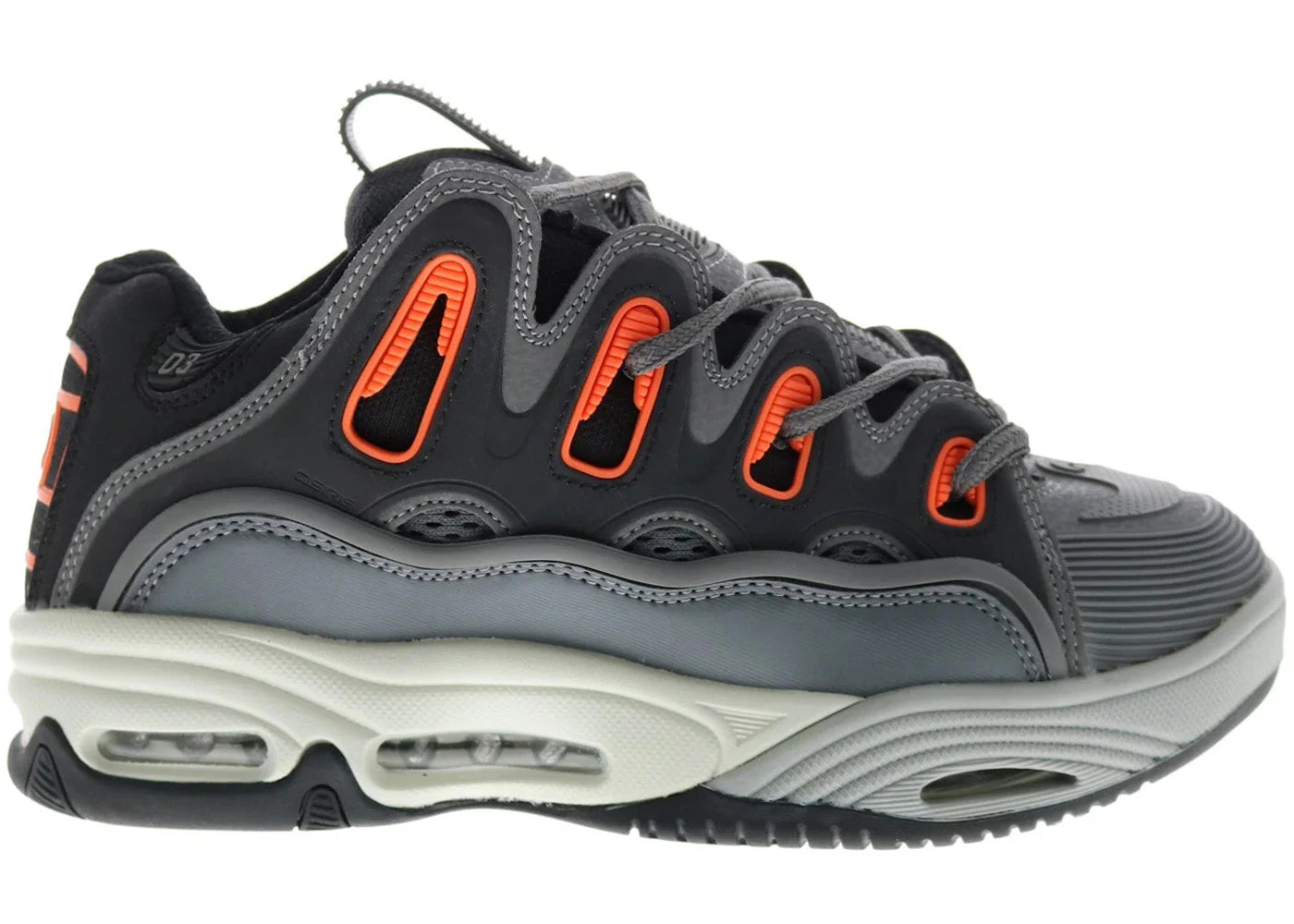 Osiris D3 2001 Charcoal Orange – Side Kicks