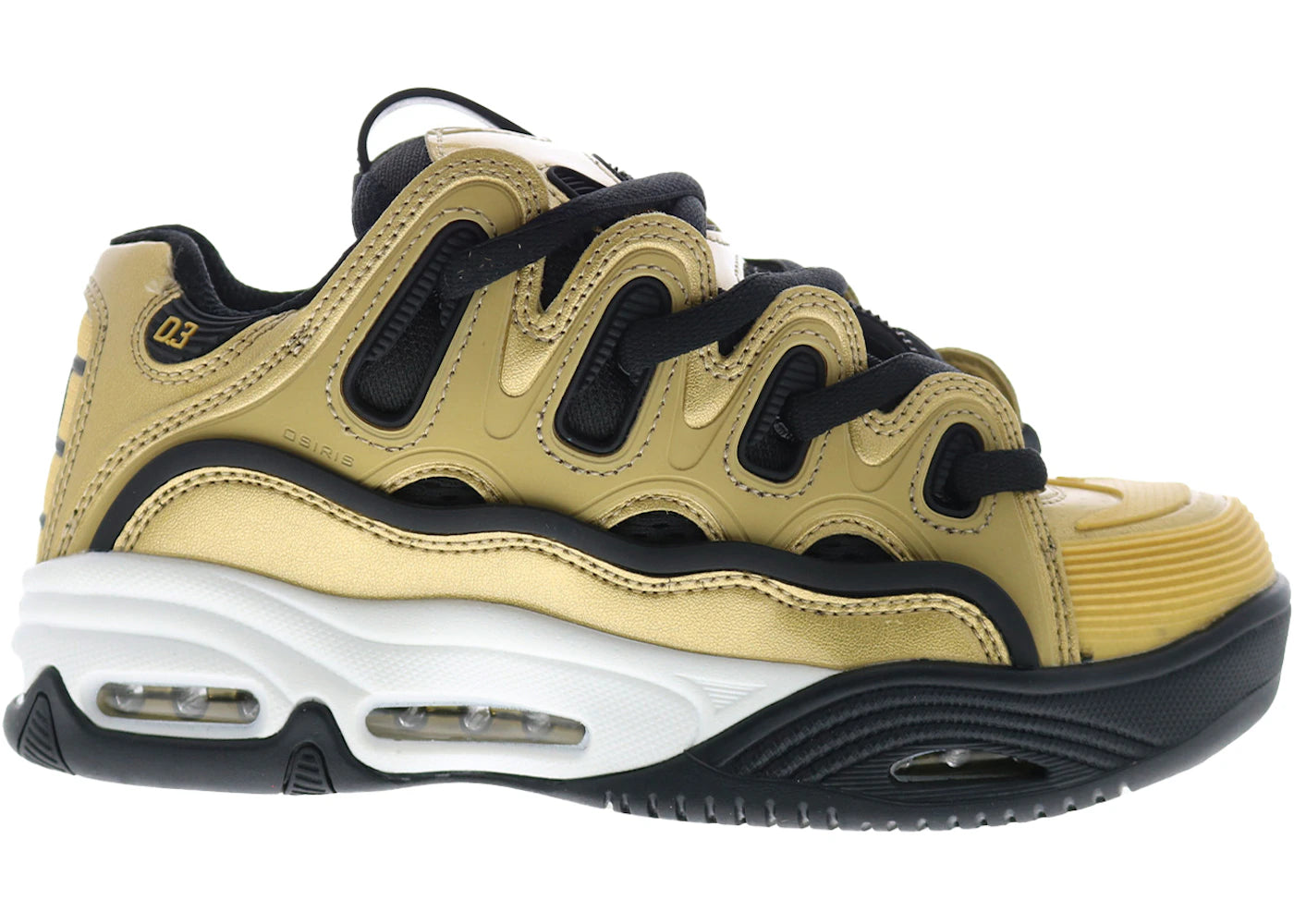Osiris D3 2001 Gold Black White – Side Kicks