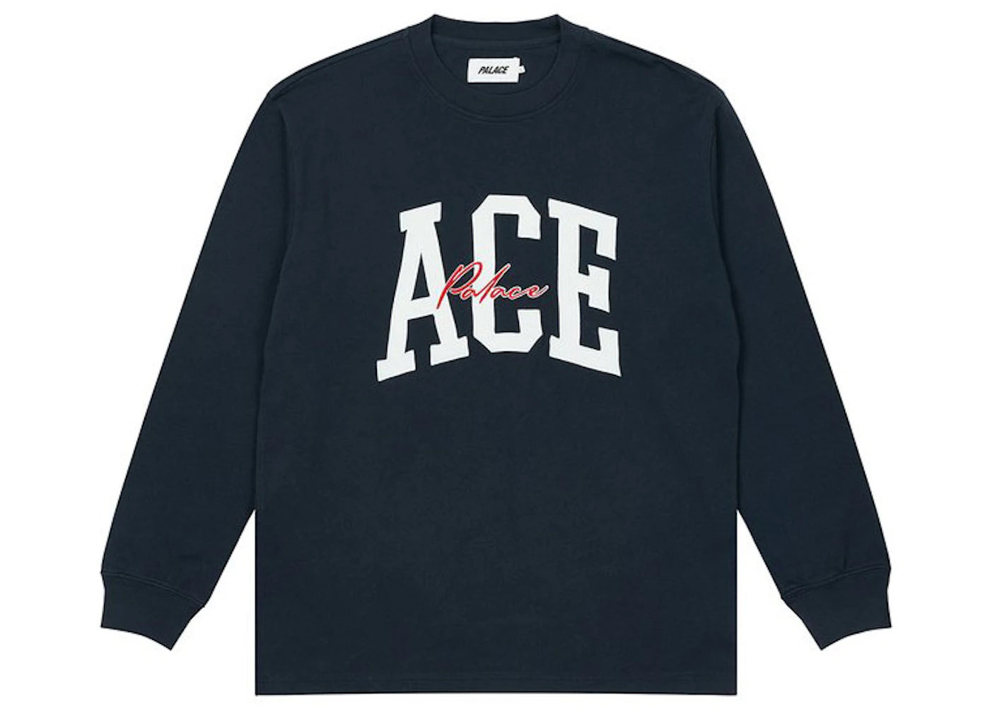 Palace Ace Longsleeve Navy – Side Kicks