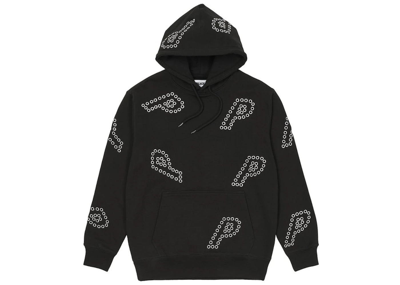Palace Eyelet P Hood Black – Side Kicks