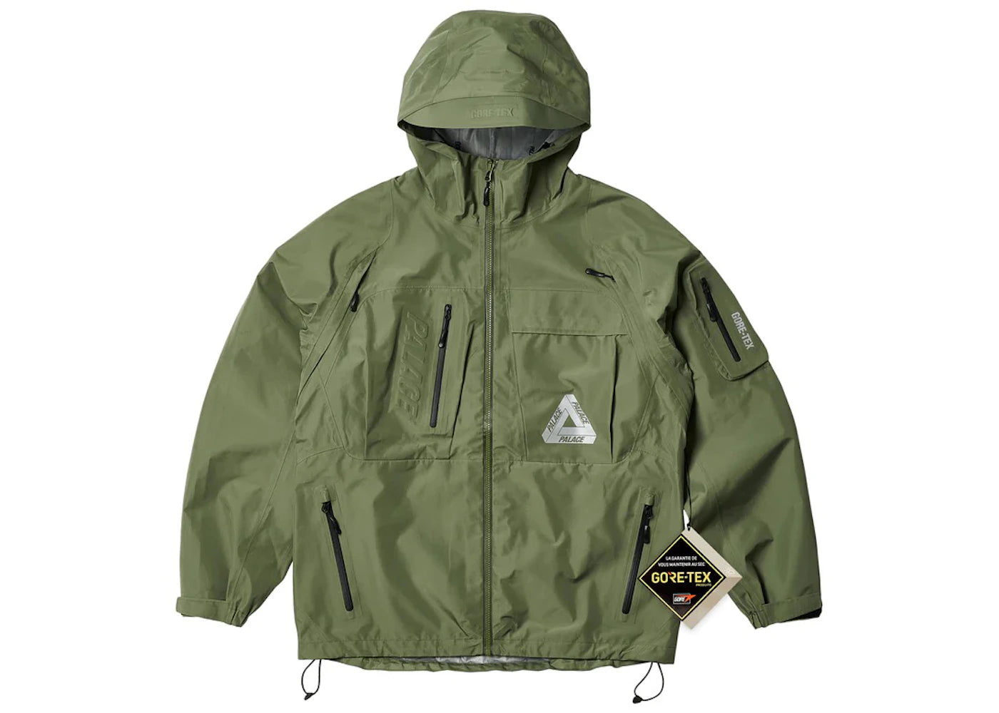 Palace GORE-TEX Cargo Jacket Olive – Side Kicks