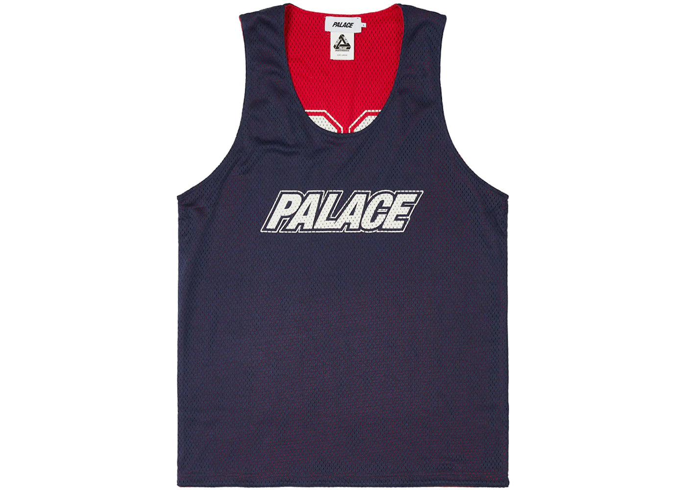 Palace Mesh Reverso Border Vest Navy – Side Kicks