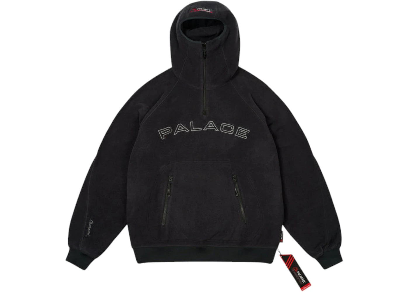 Palace Polartec Shadow Hood Black – Side Kicks