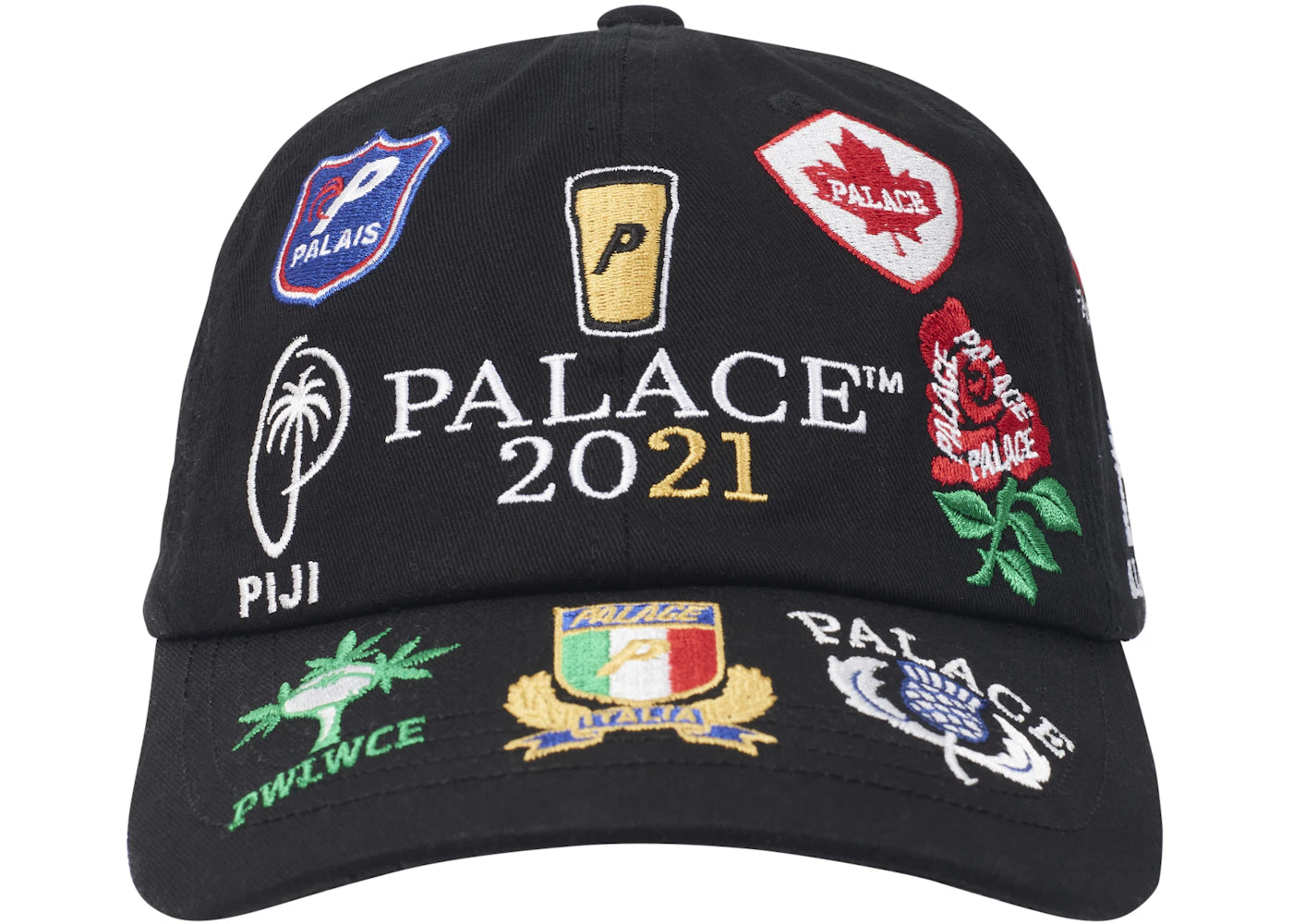 Palace Rugger Bugger 6-Panel Black – Side Kicks