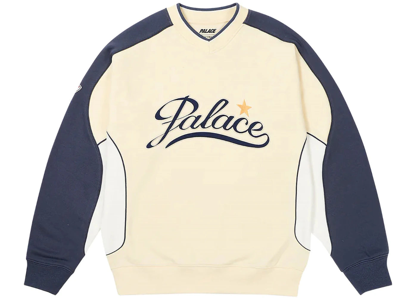 Palace Star Script Crew Soft White – Side Kicks