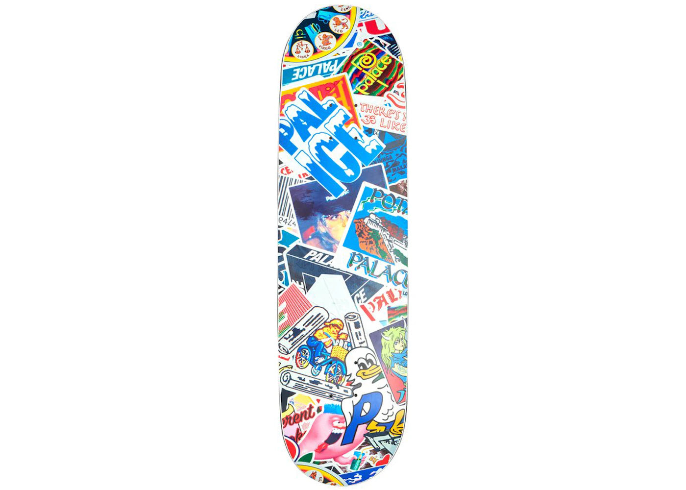 Palace Sticker Pack Slick 8.6 Skateboard Deck – Side Kicks