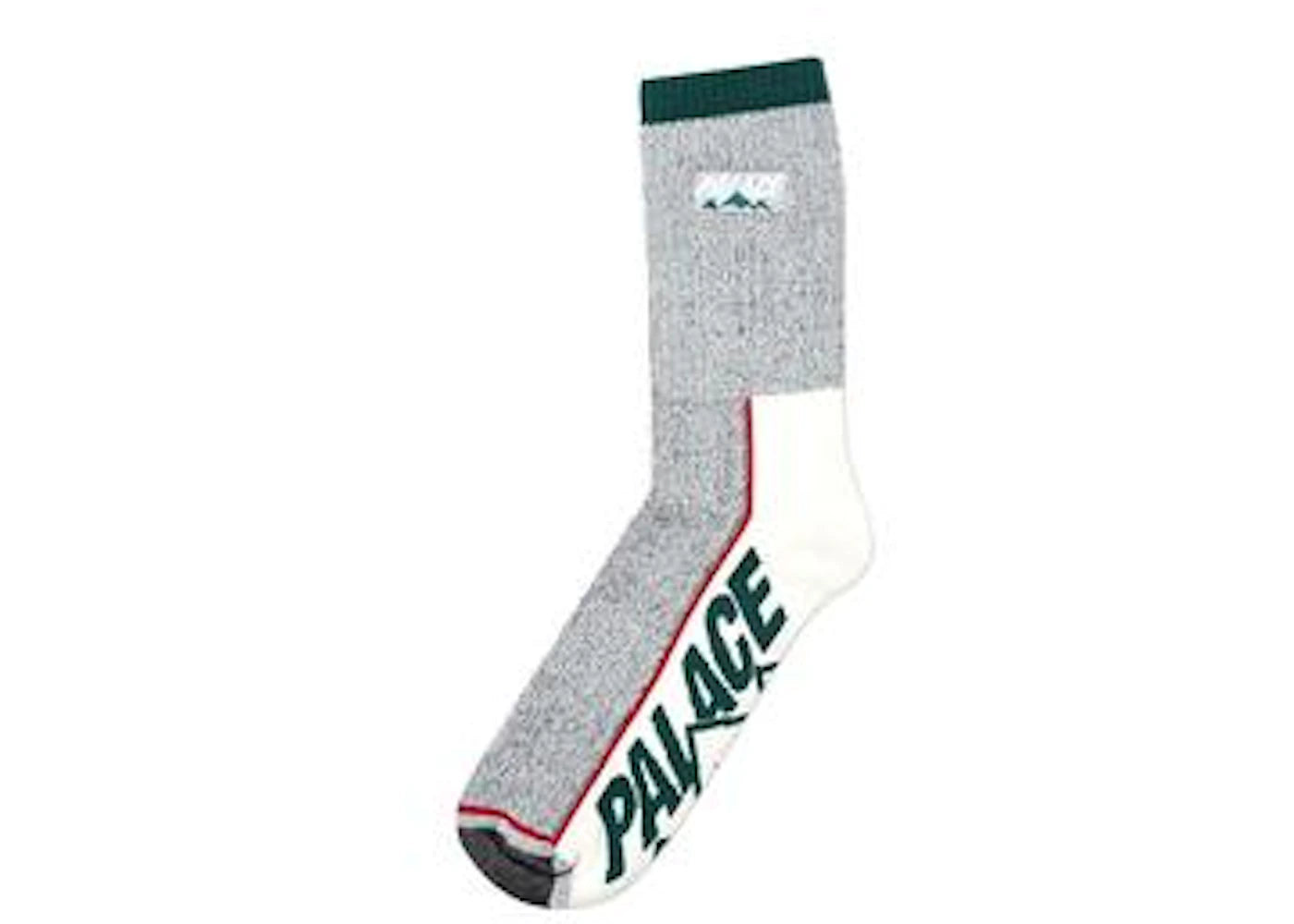 Palace Talking Sock Grey Marl – Side Kicks