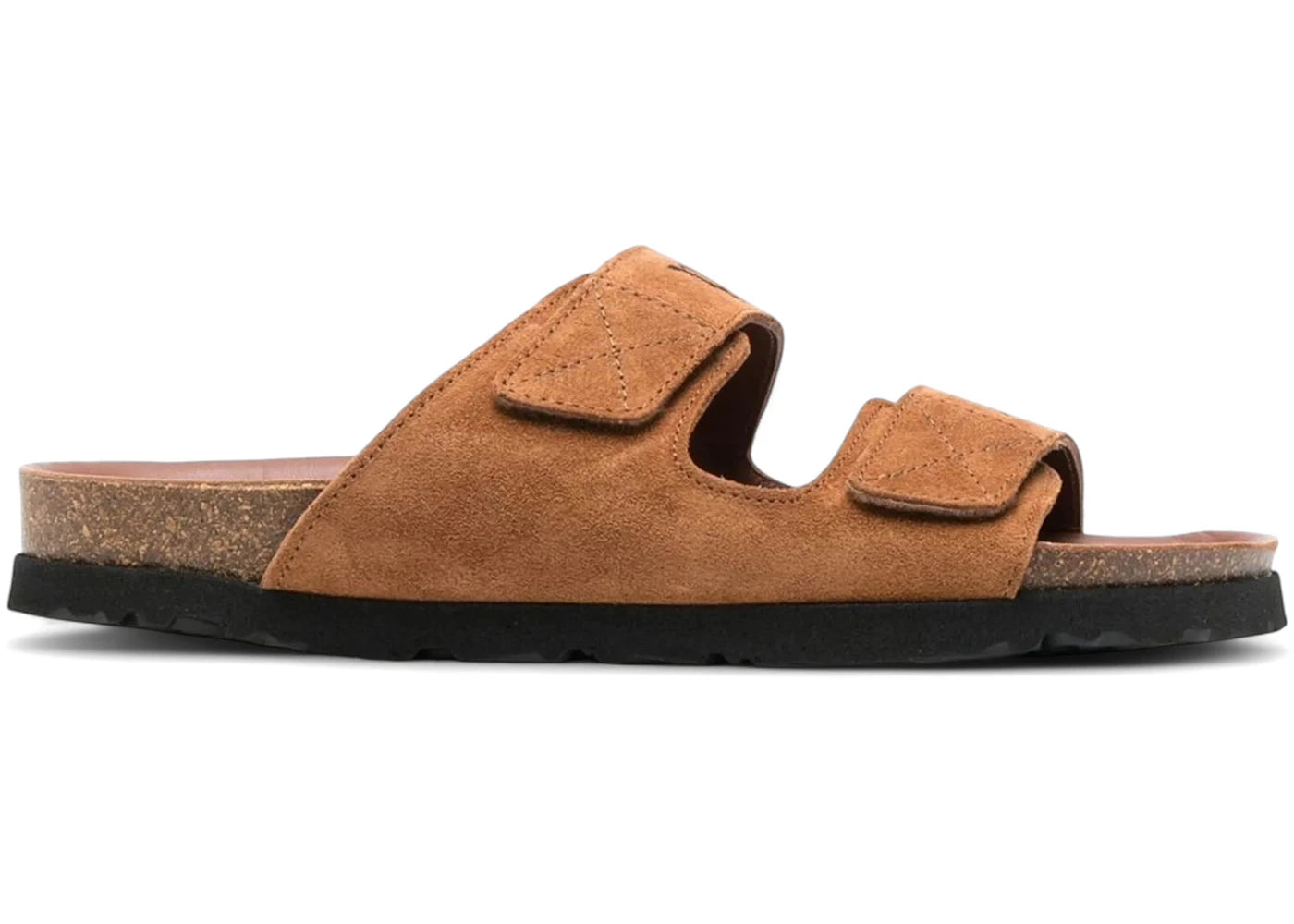 Palm Angels Logo Print Slide Sandals Sand – Side Kicks