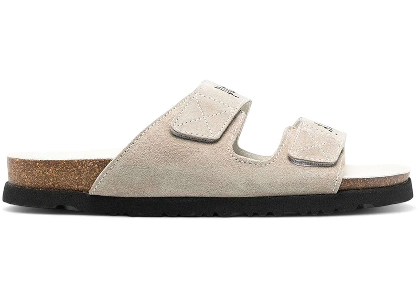 Palm Angels Logo Print Slide Sandals White – Side Kicks