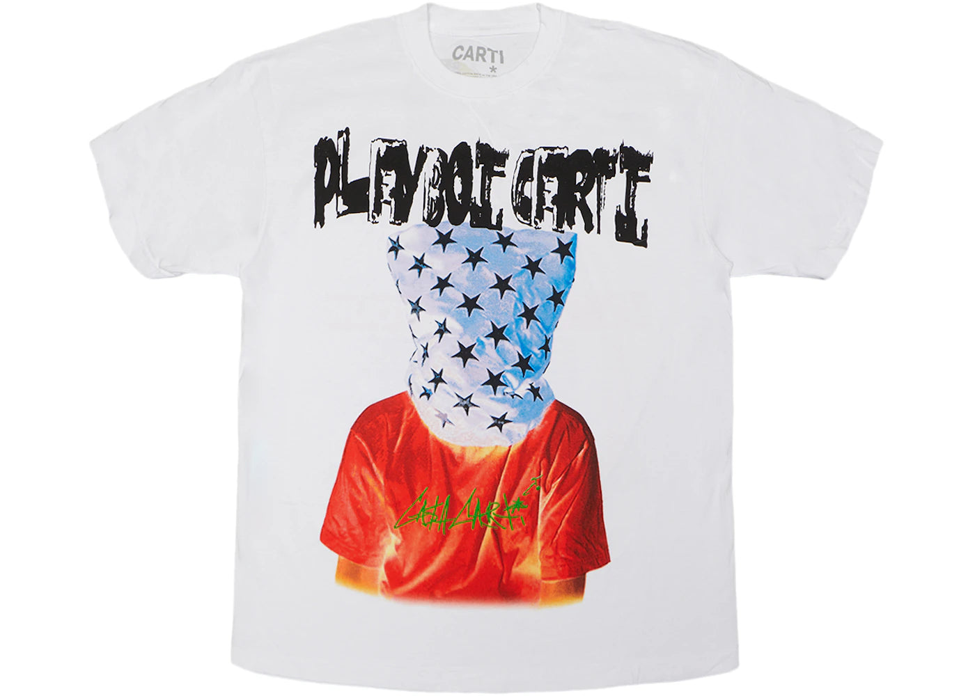 Playboi Carti Bag Over Head Tee White – Side Kicks
