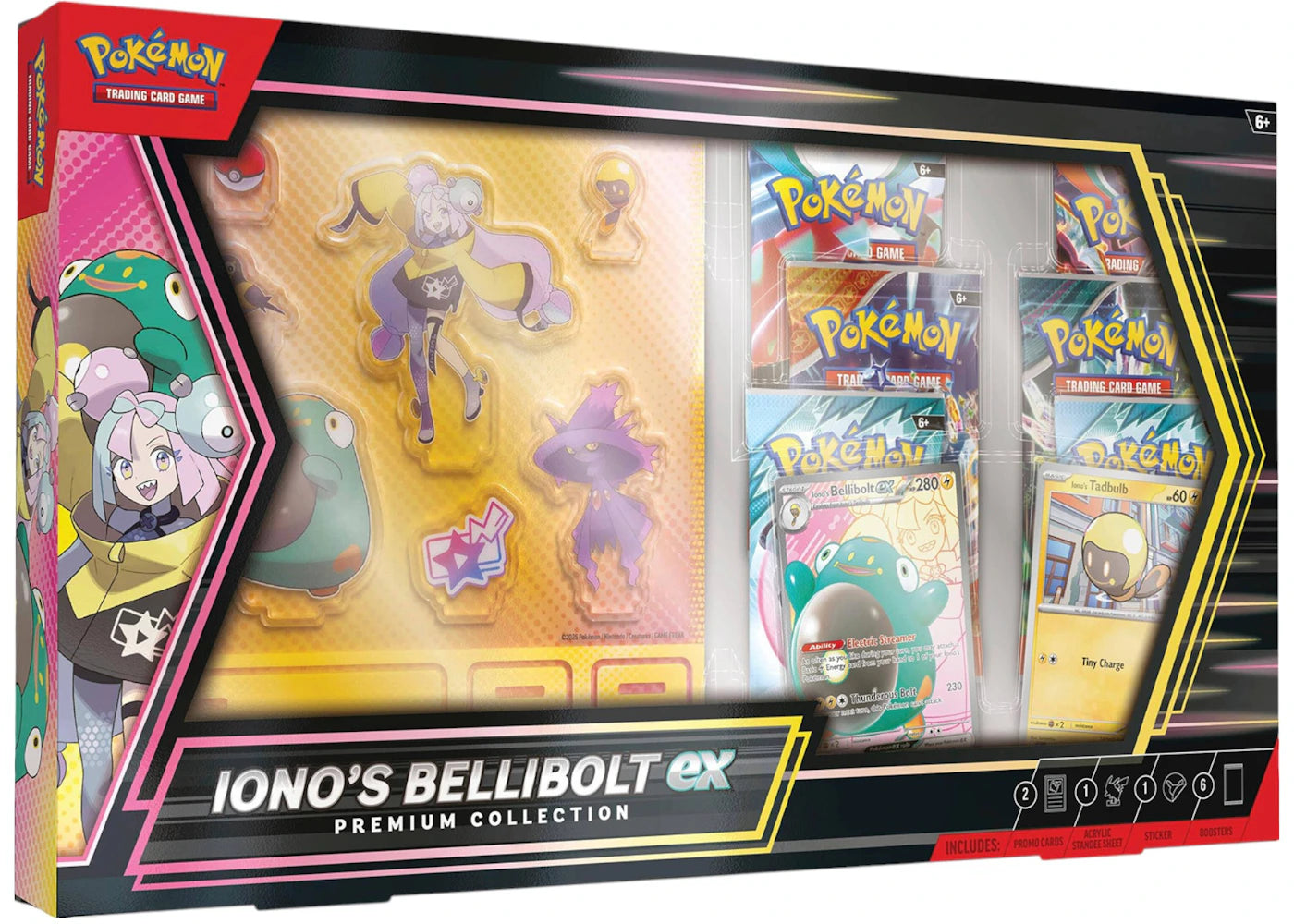 Pokémon Iono's Bellibolt Ex Premium Collection Box – Side Kicks