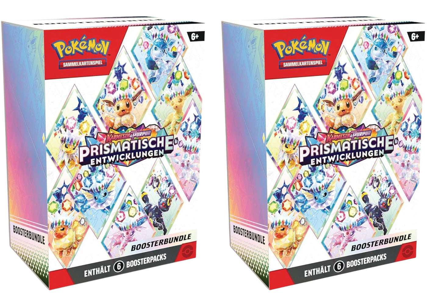 Pokémon Scarlet & Violet Prismatic Evolutions Booster Bundle 2x Lot (G ...