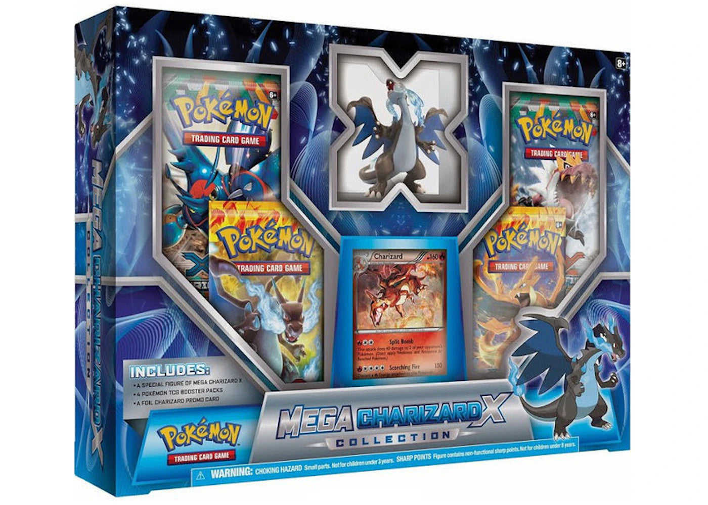 Pokémon TCG Mega Charizard X Collection Box – Side Kicks
