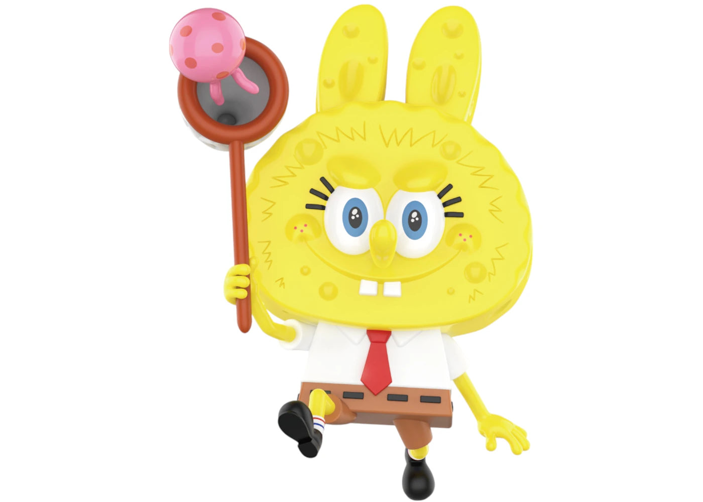 Pop Mart Labubu The Monsters Spongebob Series Jellyfish Catcher Figure ...