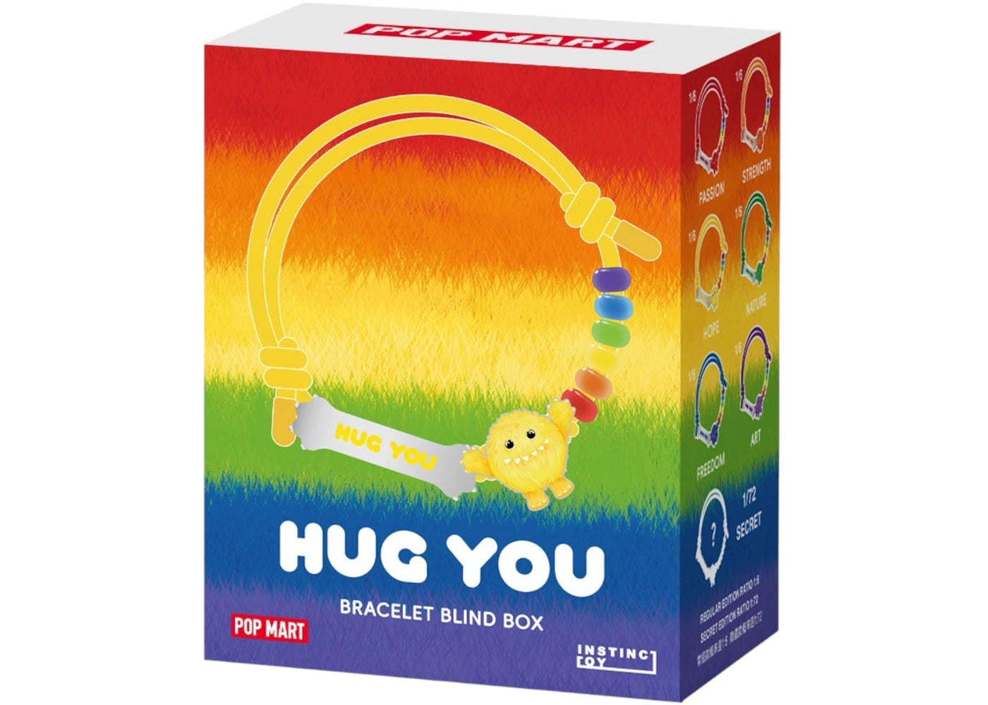 Pop Mart Pop Mart Instinctoy Hug You Series Bracelet Single Blind Box ...