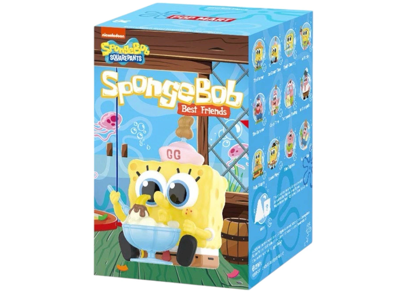 Pop Mart Pop Mart SpongeBob Best Friends Series Figure Single Blind Bo ...