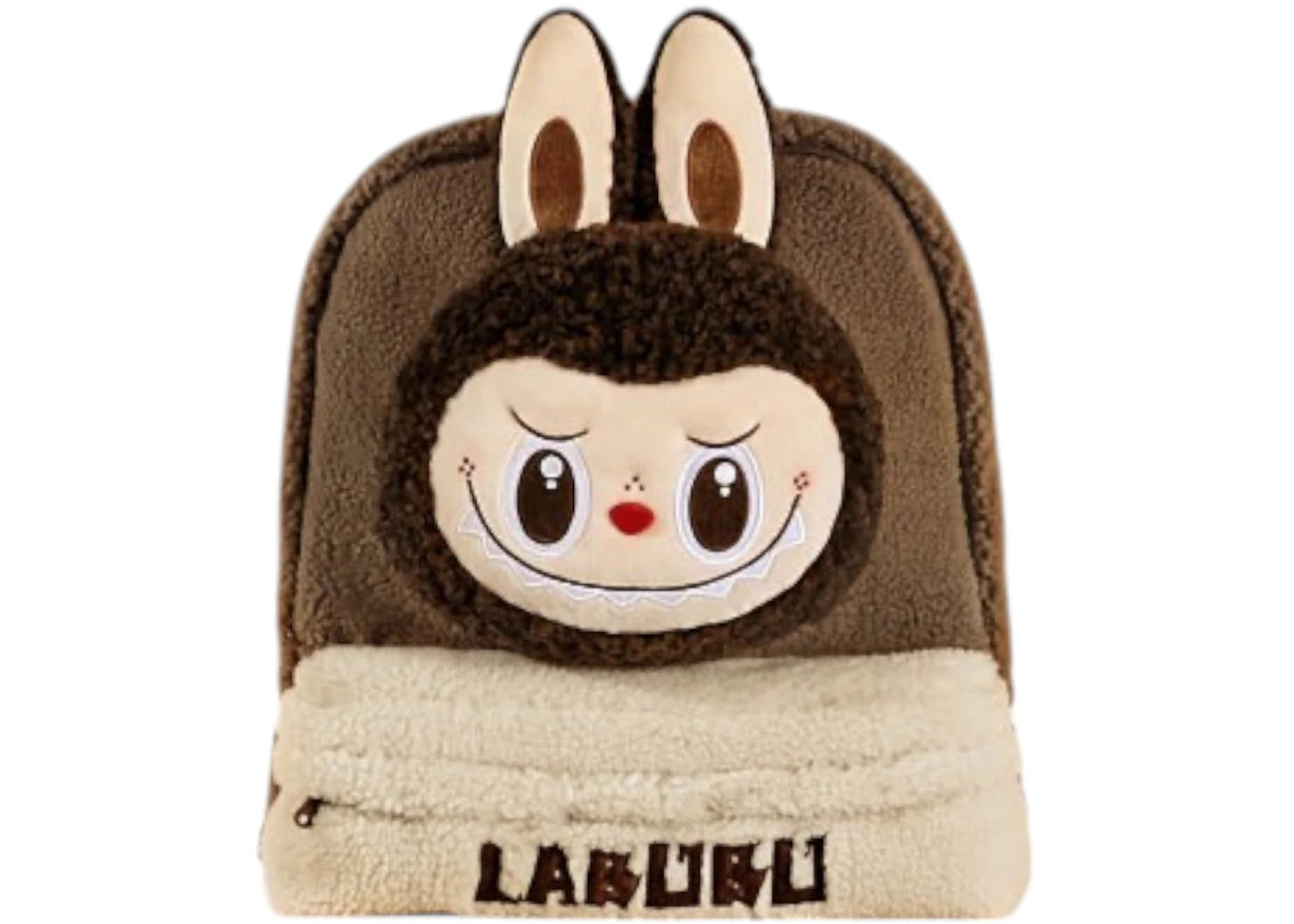Pop Mart The Monsters Labubu Classic Bag Series Fleece Backpack Brown ...