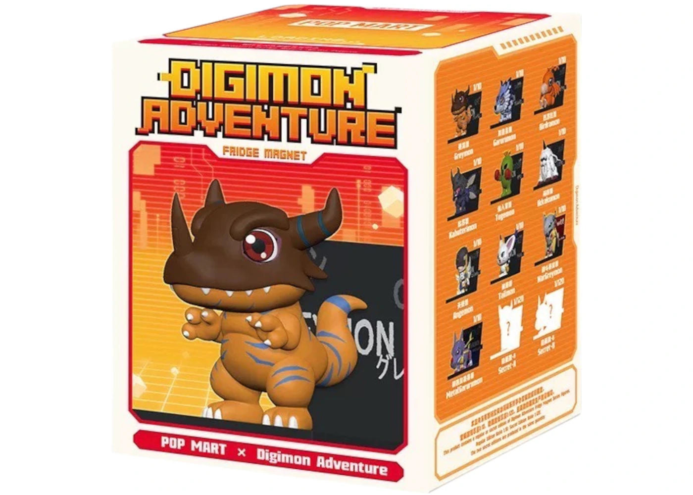 Pop Mart x Digimon Adventure Fridge Magnet Single Blind Box – Side Kicks