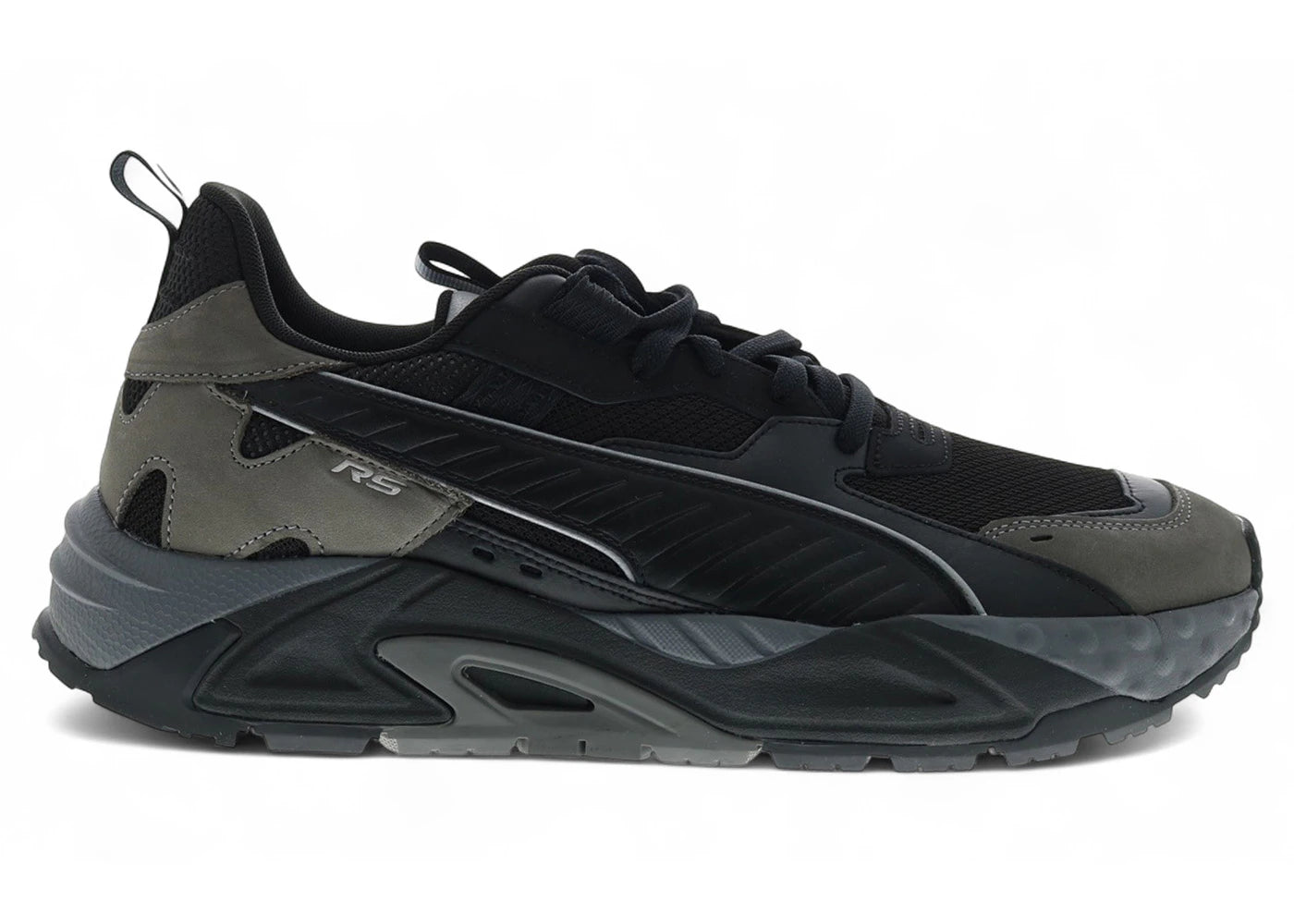 Puma RS-Trck Slate Black Cool Dark Grey Silver – Side Kicks