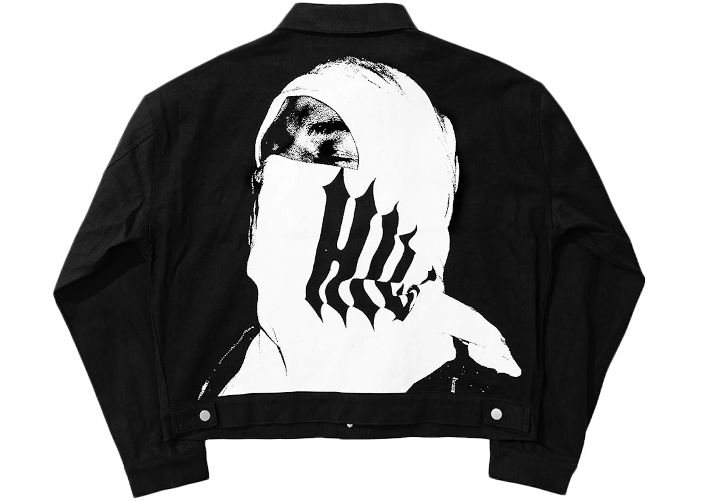 RIOT HILL Denim Trucker Jacket Black – Side Kicks
